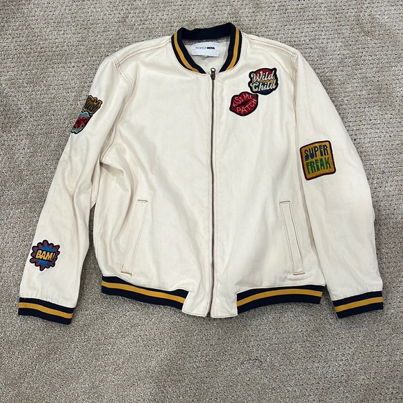 Fashion Nova | Jackets & Coats | Patchwork Bomber Jacket | Poshmark
